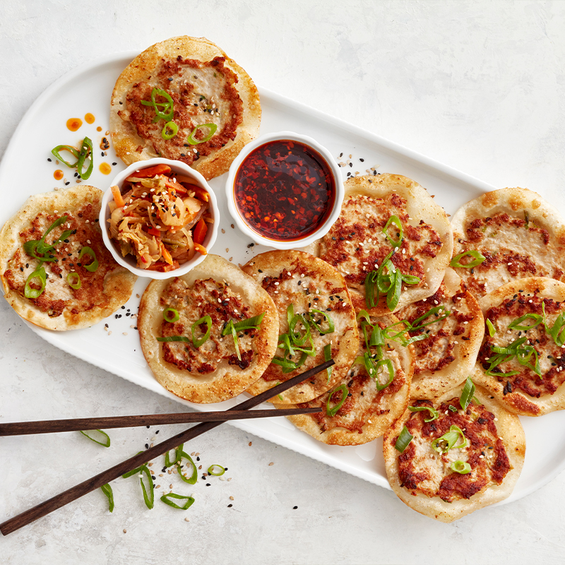 Asiatisk smash-gyoza